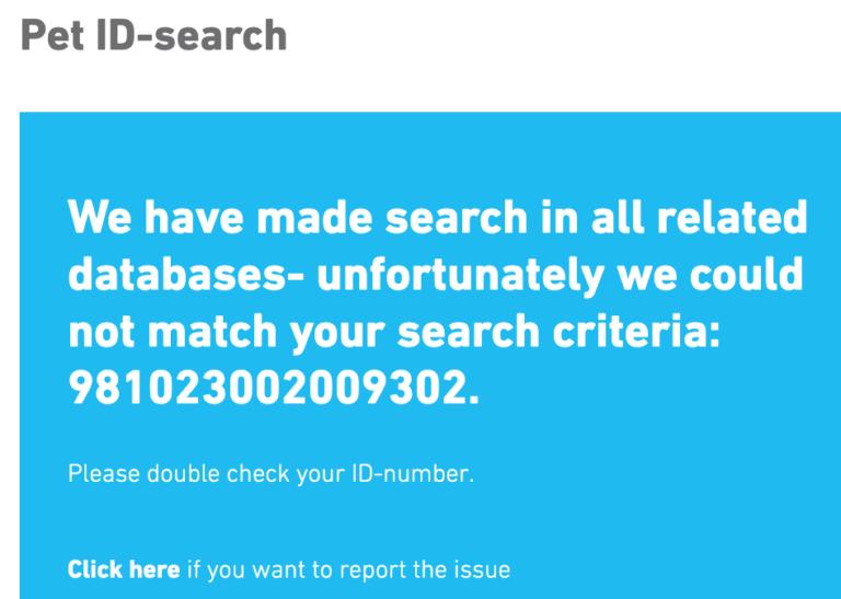 Checking microchips – Dogs.ie Help