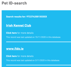 Irish microchip databases – Dogs.ie Help