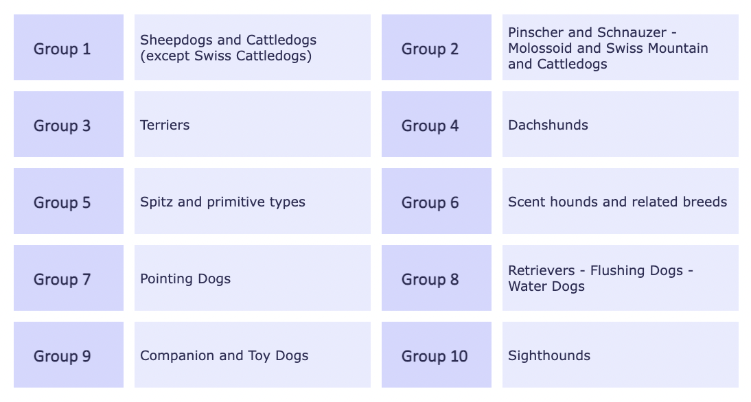 FCI Groups – Dogs.ie Help