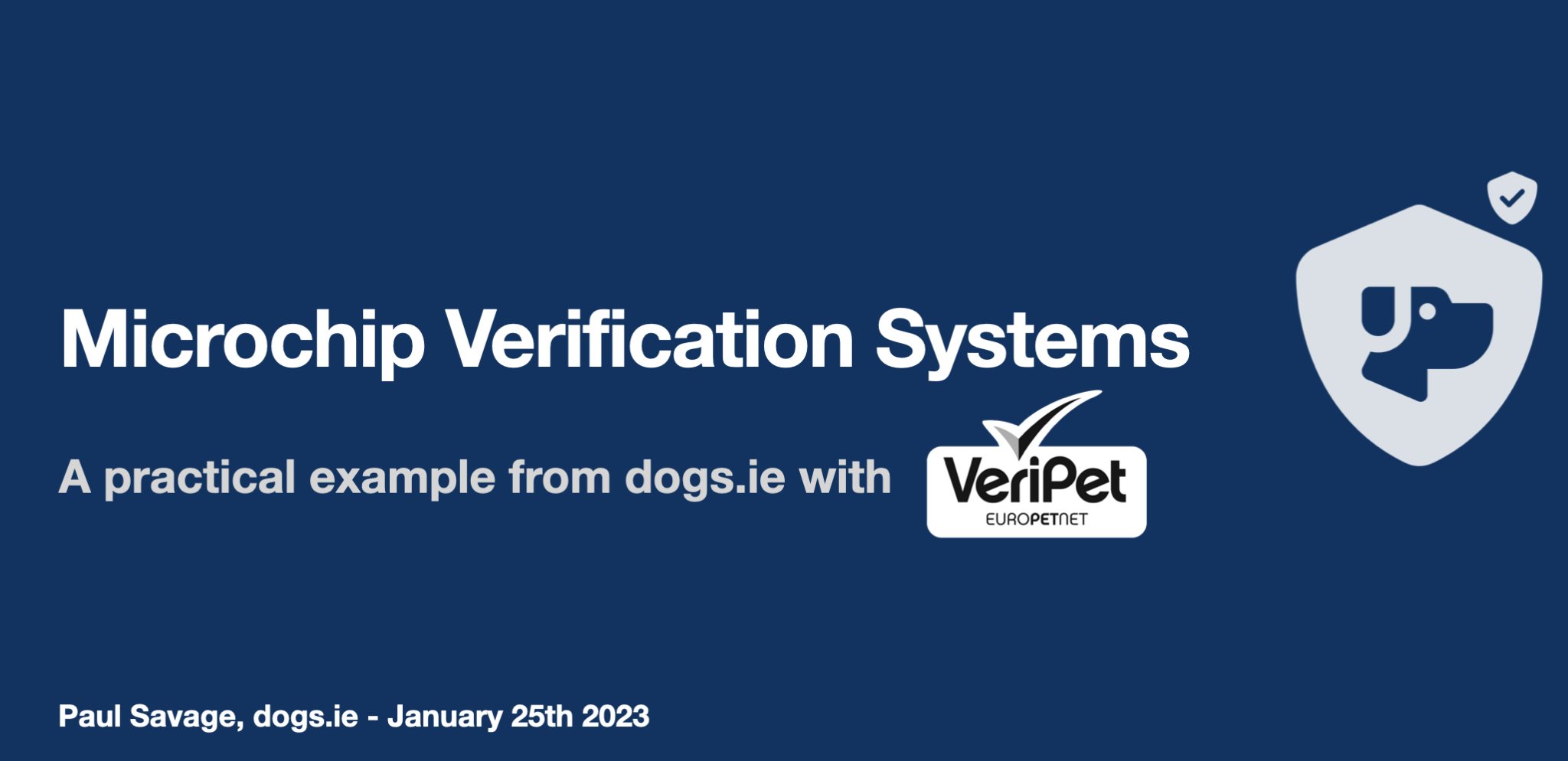 Dogs.ie presents at the Irish Perm Rep – Dogs.ie Help
