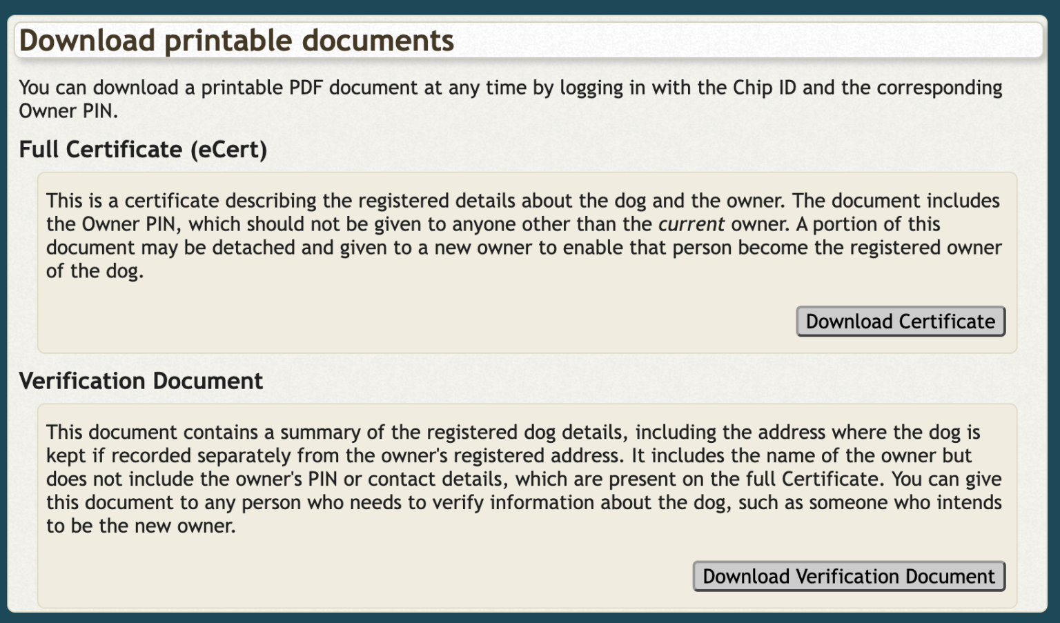 How to download your Fido Certificate – Dogs.ie Help